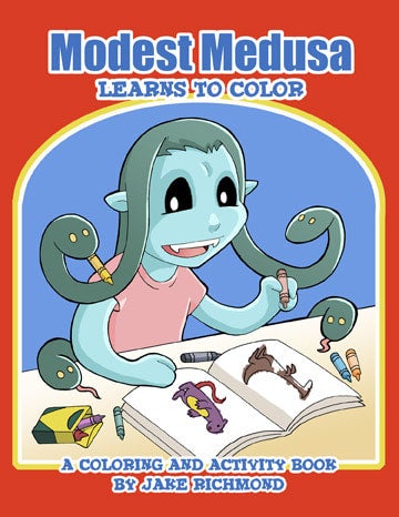 medusa coloring book